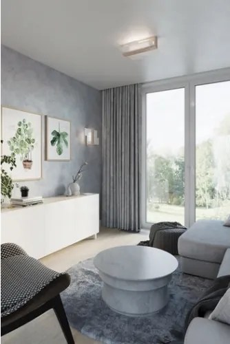 Stropní svítidlo SOLLUX Feniks 2 E27 2x60W bez zdroje SL.0076 přírodní dřevo