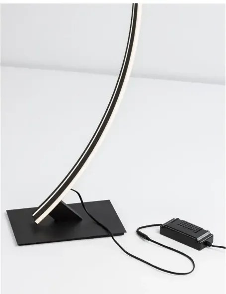 LED stojací lampa Premium 20 černé