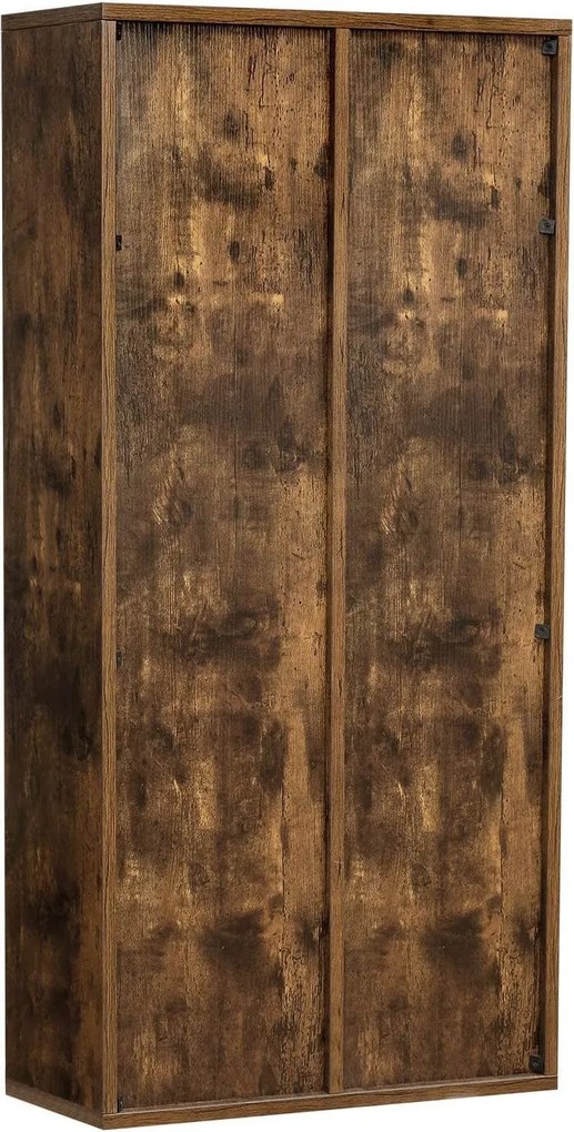 Knihovna, kancelářská police 24 x 50 x 106 cm, rustikální hnědá