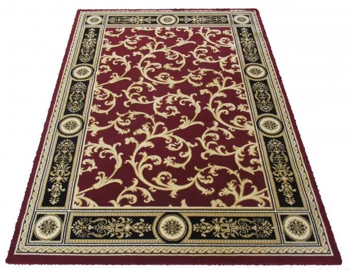 Luxusní koberec v červené barvě ve vintage stylu Šířka: 160 cm | Délka: 220 cm