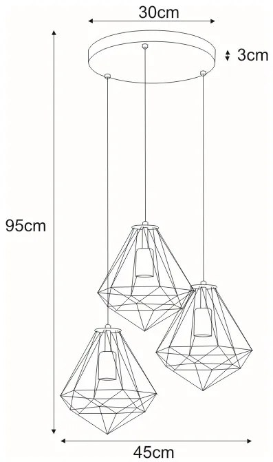 Závěsné svítidlo K-4006 z řady MARKO