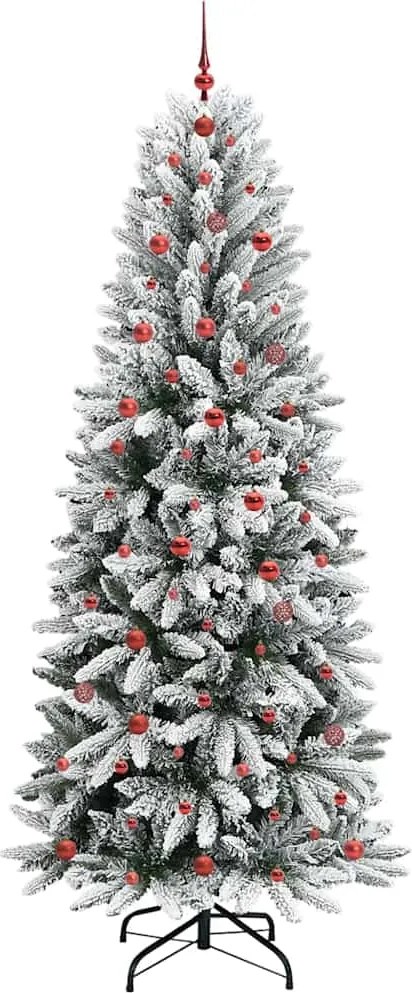 Umělý vánoční stromeček Bílá 240 cm PVC, plast, ocel a PE 3396069