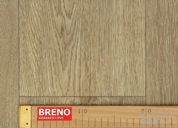 Breno PVC BLACKTEX Columbian Oak 692M – světle hnědé dřevo, šíře 300 cm