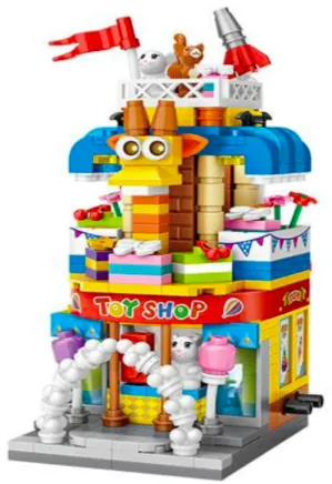 Stavebnice LOZ Mini - Prodejny Varianta: Hračkářství, bez krabice