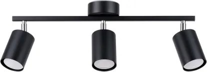 Stropní svítidlo SOLLUX LEMMI 3 černé GU10 3x40W bez žárovky SL.1128