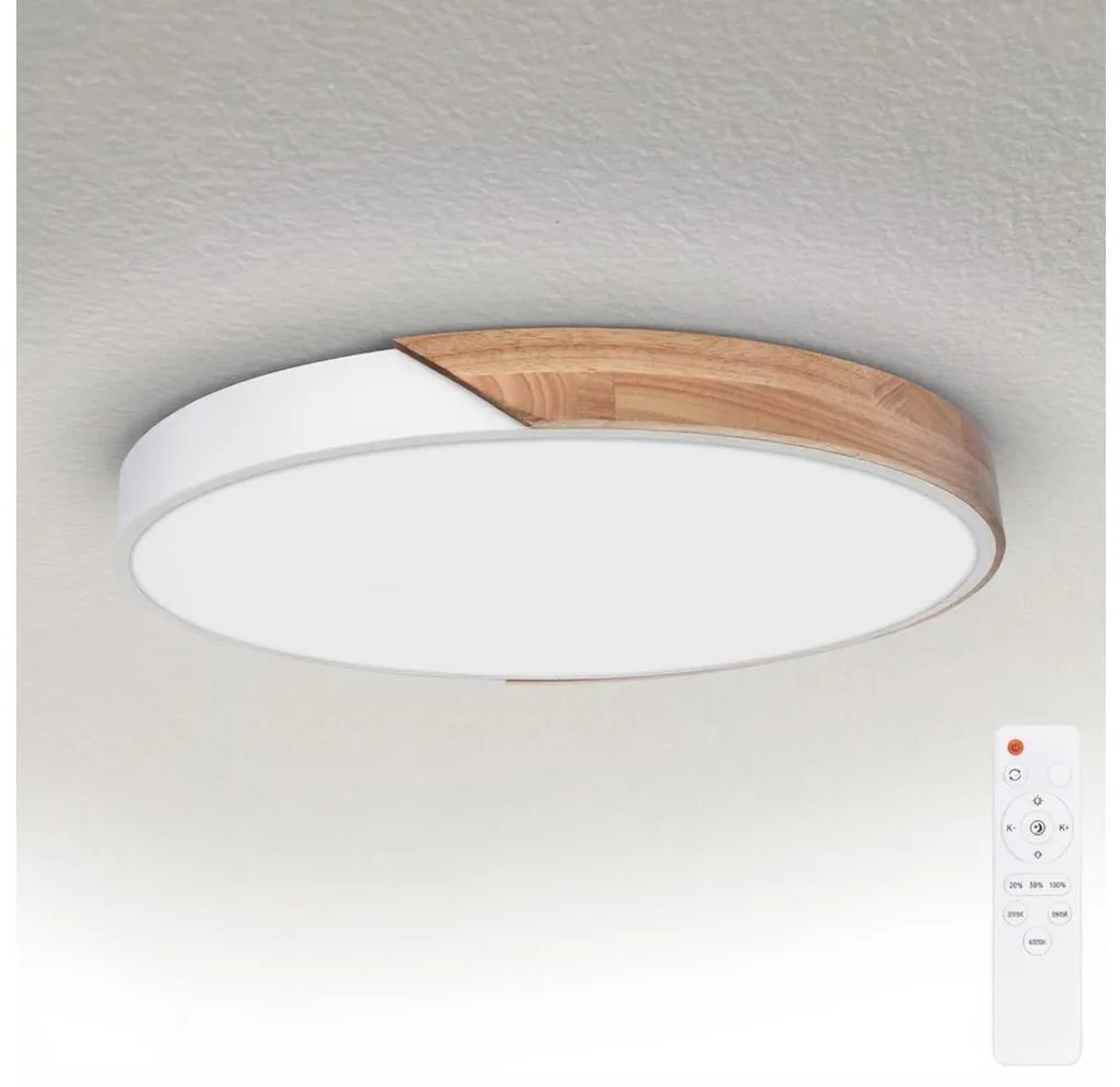 Brilagi - LED Stmívat. svítidlo PILANA LED/60W/230V dub/bílá pr. 60 cm + DO