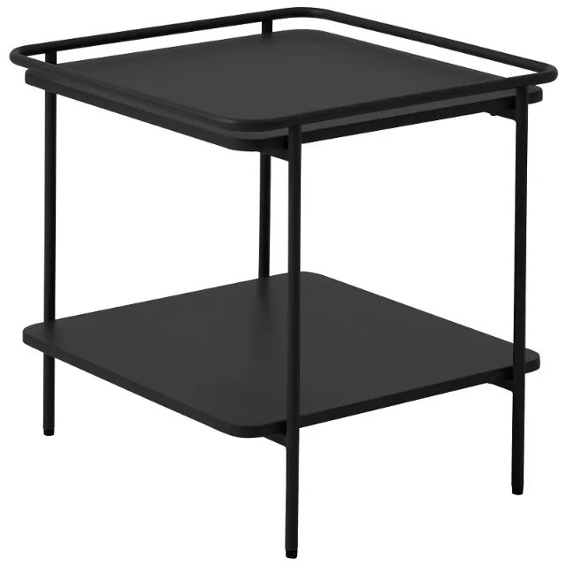 Designový odkládací stolek Harinder 45 cm černý