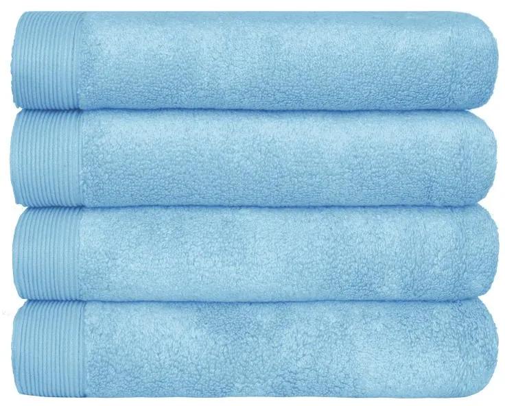 SCANquilt modalový ručník MODAL SOFT světle modrá osuška 70 x 140 cm