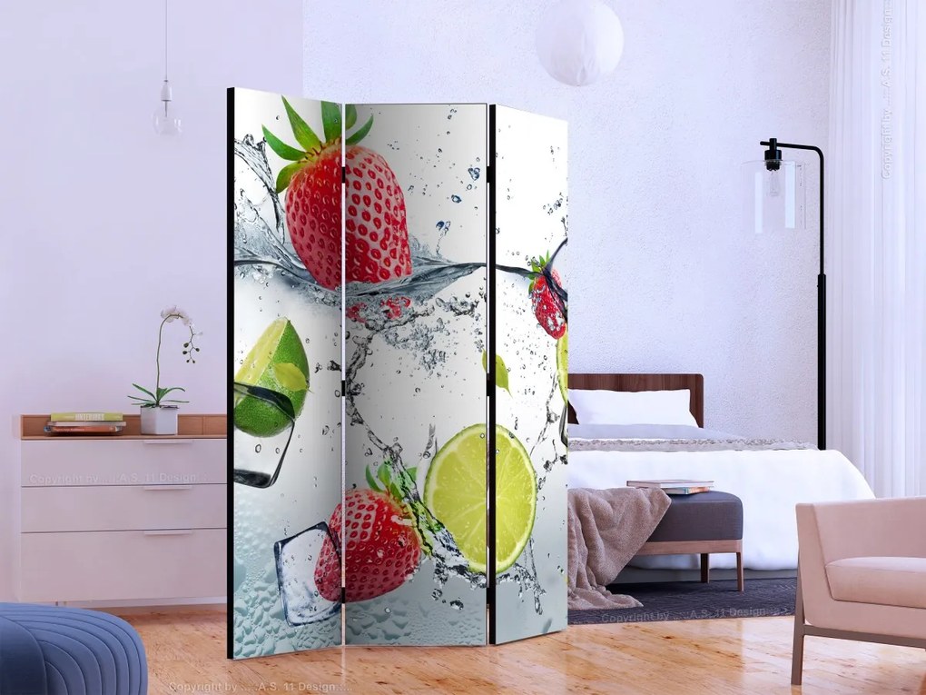 Paraván ovocný koktejl I (135x172 cm) - Murando DeLuxe
