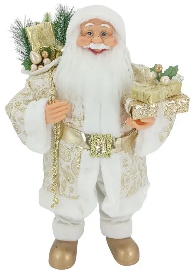 Dekorace Santa Claus Zlatý 80cm