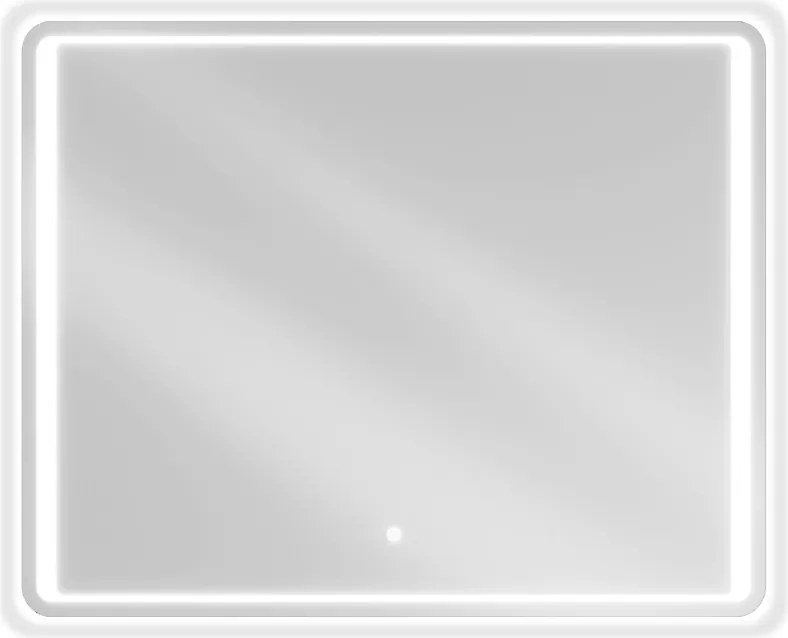 Mexen Zusa, LED koupelnové zrcadlo s podsvícením 100x80 cm, 6000K, ochrana proti zamlžování, 9808-100-080-611-00