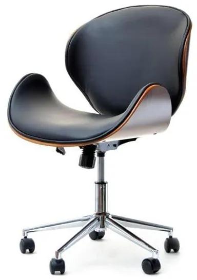 Medo Kancelářská židle BOOM, černá / ořech