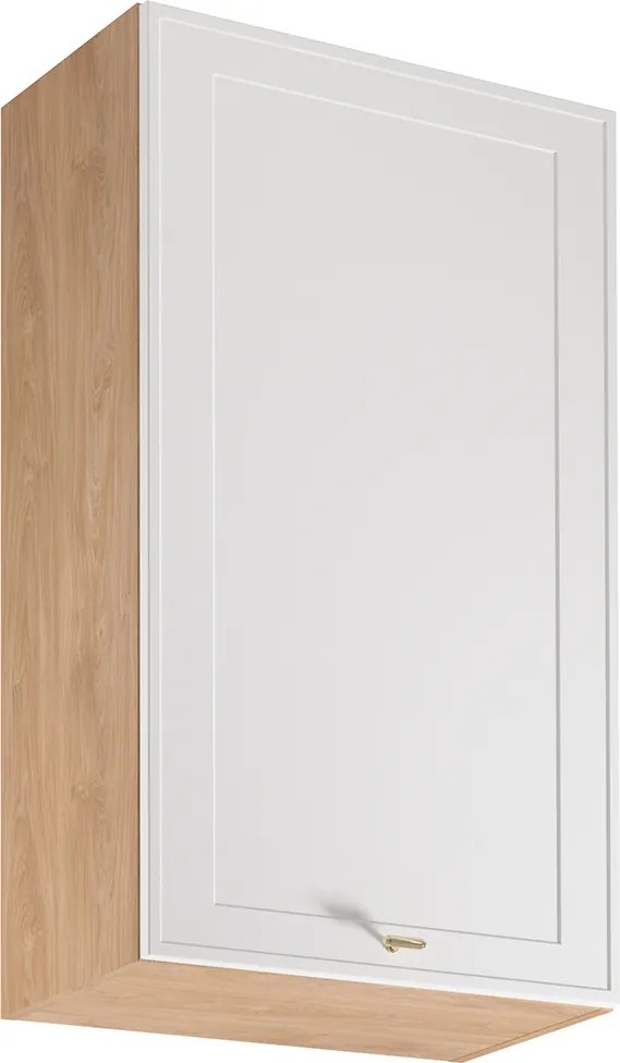 SORENTO pb | horní skříňka G60 policová | 60 cm | PRAVÁ | puccini/bílá