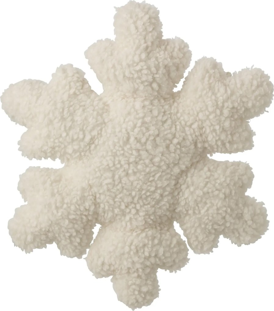 Plyšový dekorační polštář Sněhová vločka Snowflake – 49*11*54 cm