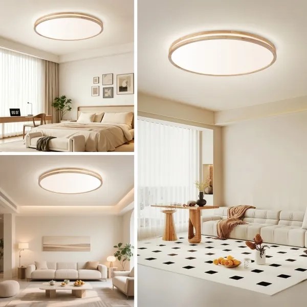 BRILAGI - LED Stmív. svítidlo MOLINA LED/128W/230V 3000-6000K dub pr. 100 cm +DO