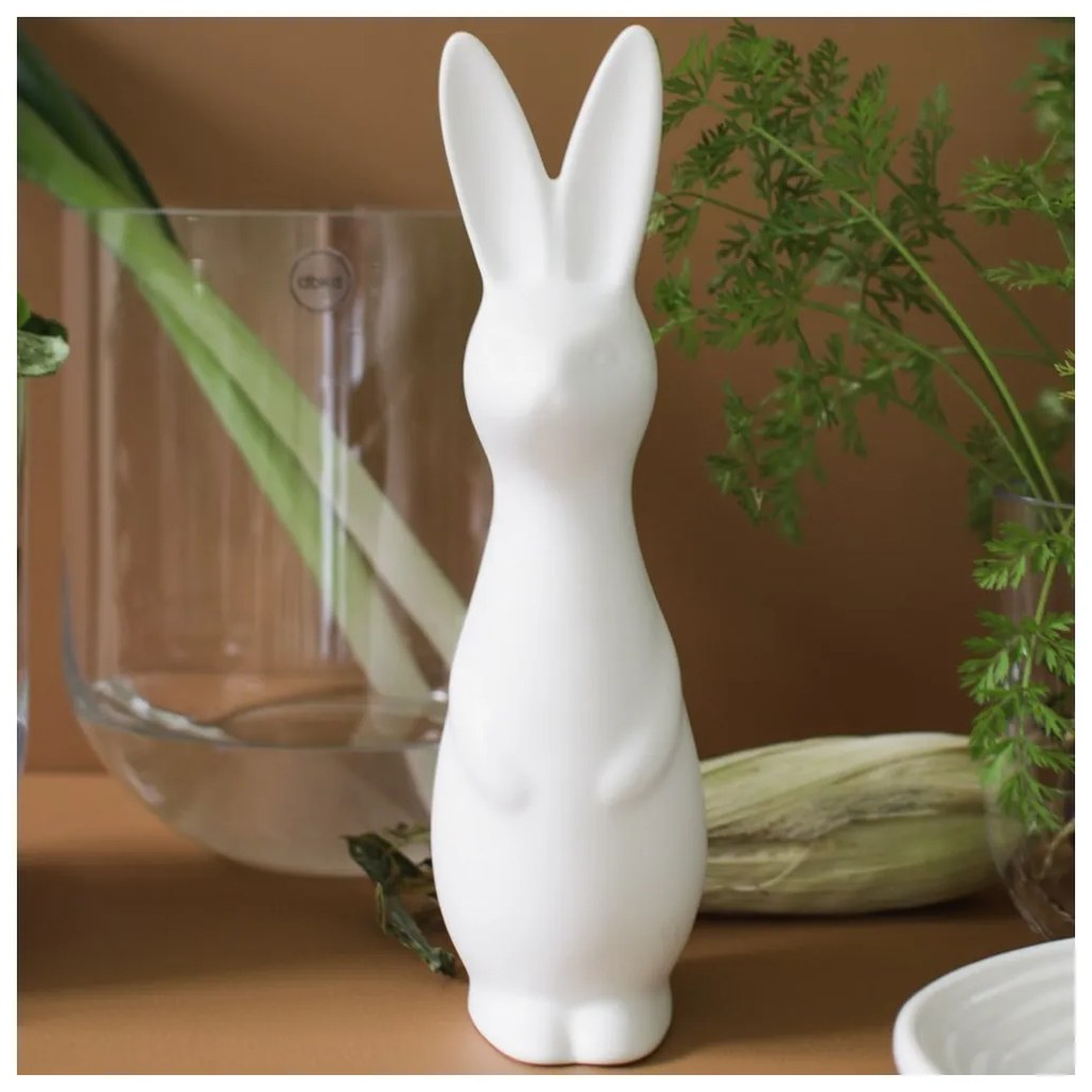 Velikonoční dekorace Swedish Rabbit White 27 cm DBKD