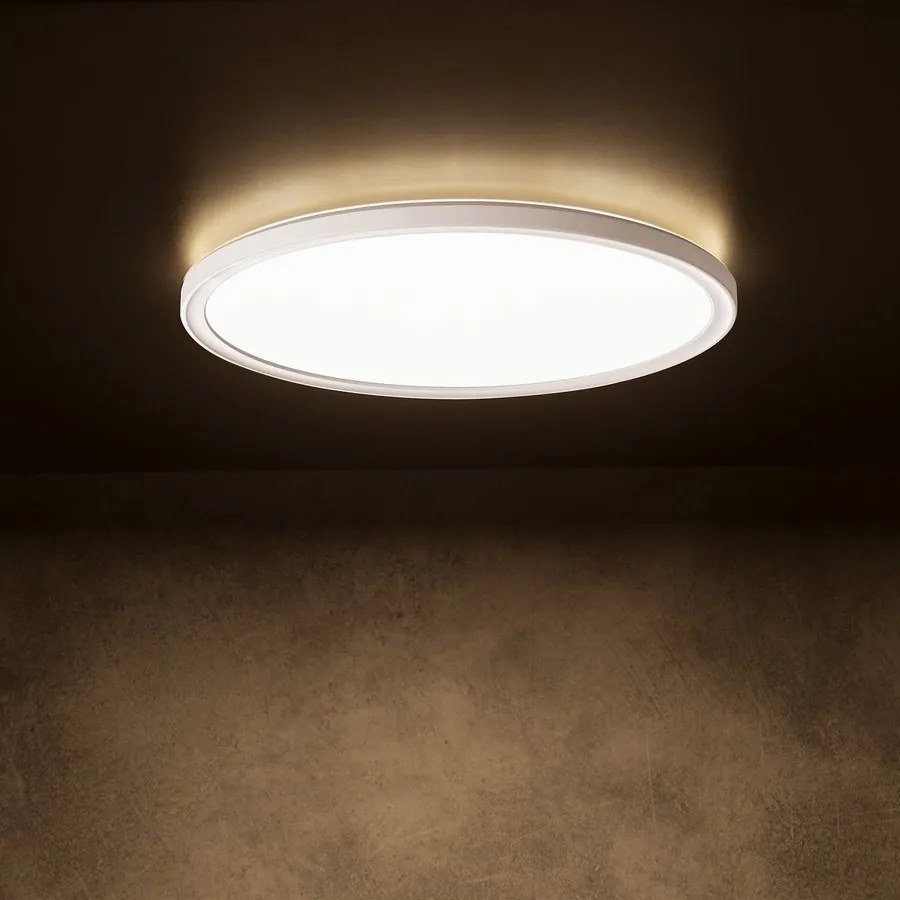 KANLUX KANLUX, AZPO stropní LED svítilna, průměr 290mm, 18,5W, 3000/4000/6000K, IP54, bílá, 31514
