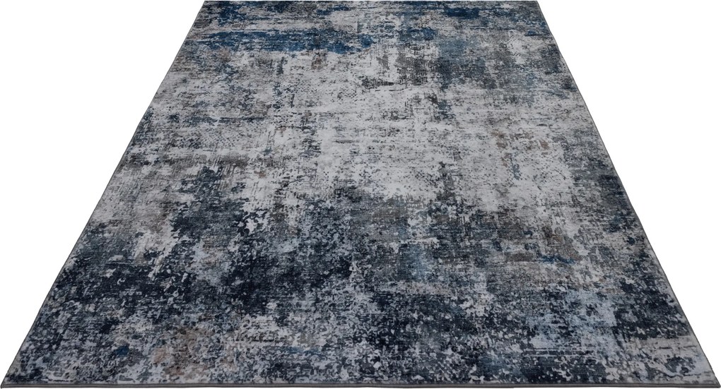 Obsession, Kusový koberec Posh 303 Blue, 160x230, modrá, chodba / předsíň