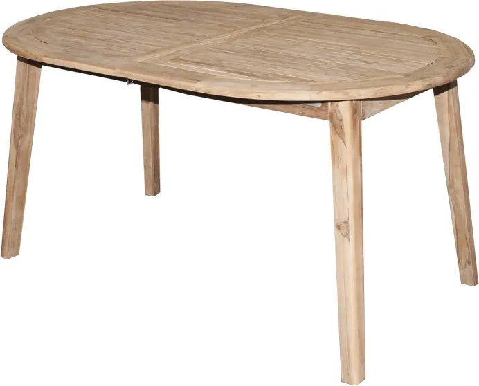 Doppler TECTONA - dřevěný rozkládací teakový stůl 150/200x95 cm - Zboží s drobnou vadou (N294)