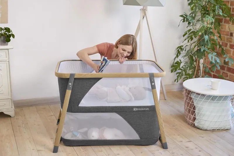 Kinderkraft Multifunkční postýlka 4v1 Sofi Gray