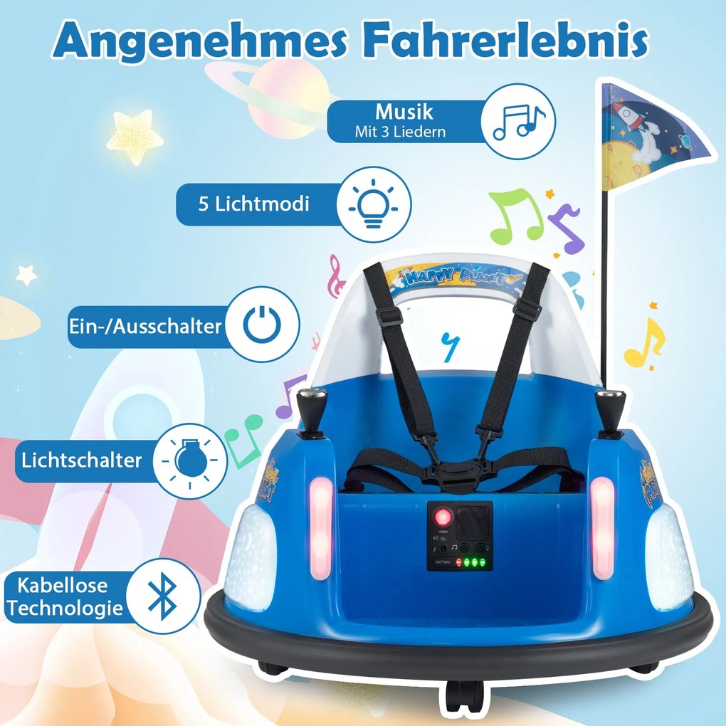 Costway 12 V Dětský elektrický nárazník autobaterie Vozidlo
