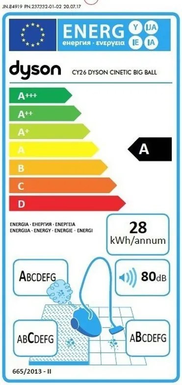 Dyson Cinetic Big Ball Absolute 2 - Bezsáčkový vysavač
