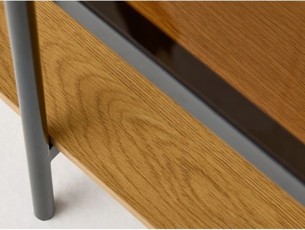 Konferenční stolek se skleněnou deskou v přírodní barvě 60x120 cm Hassel – Unique Furniture