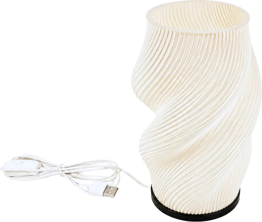 Verk Group Stolní lampy s vázou na květiny, dekorativní 2 v 1, led rgb, s dálkovým ovládáním