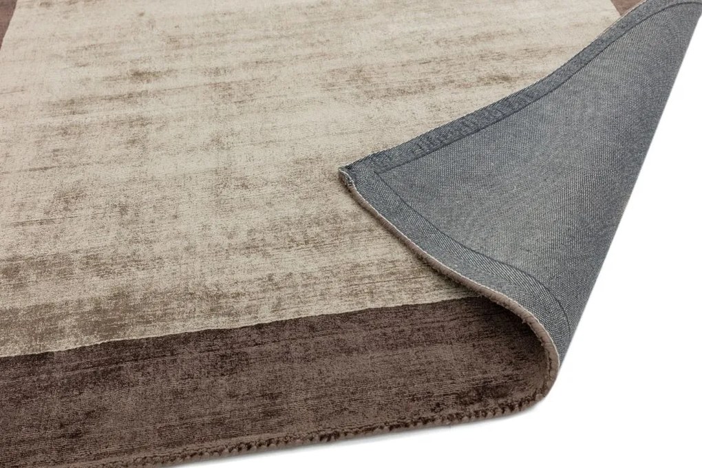 Hnědý koberec Ife Border Choco Mocha Rozměry: 200x290 cm