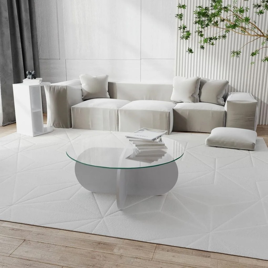Konferenční stolek Bubble White