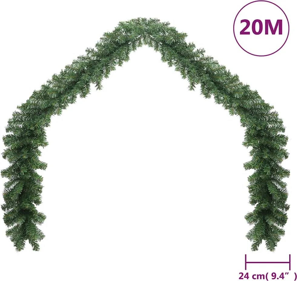 Vánoční girlanda PVC 20 m 246405