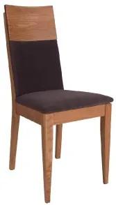 Drewmax Jídelní židle KT371 masiv dub koniak Atos 128