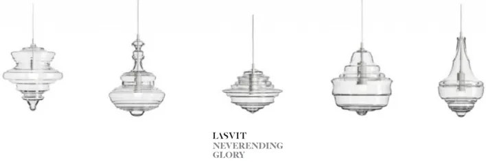 Neverending Glory, Lasvit designová závěsná svítidla Barva: Čirá, Velikost: S, Varianta: Palais Garnier