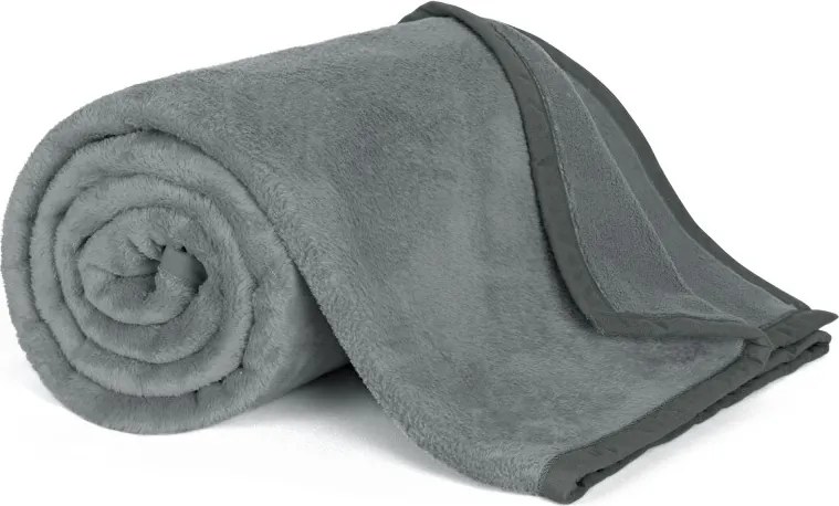 Bellatex Přikrývka KORALL MICRO 200x230 cm Šedá 200x230 cm