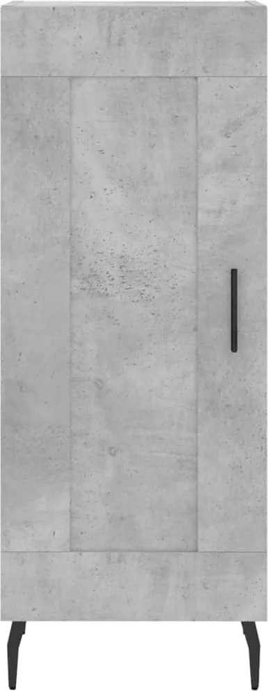 Skříň highboard betonově šedá 34,5x34x180 cm kompozitní dřevo 3199125