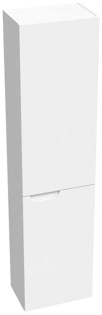 Ravak Classic II - Vysoká skříňka, 160x40x26 cm, 2 dvířka, panty vpravo, lesklá bílá X000001474