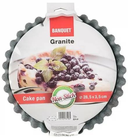 Banquet  Vlnitá forma na koláč Granite