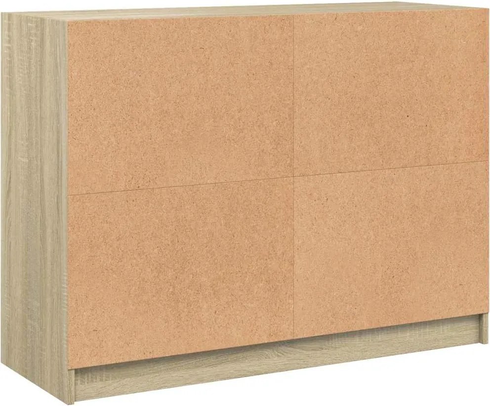 Příborník dub sonoma 102 x 37 x 75,5 cm kompozitní dřevo 3295873