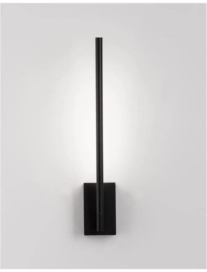 Nova Luce Nástěnné LED svítidlo RACCIO, 4.6W 3000K Barva: Černá
