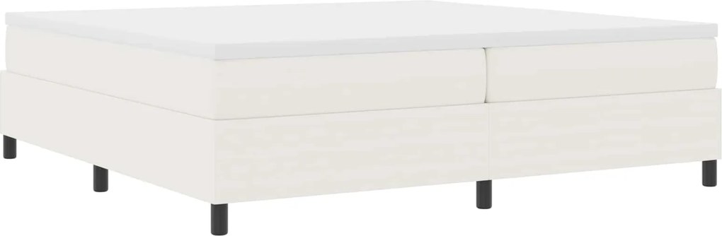 Rám platformy Krémová 200 x 200 cm Žebrovaná látka 3337429