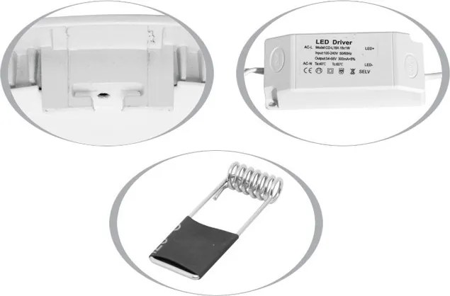 LED podhledové svítidlo Ecolite LADA LED-WSL-25W/27/CHR 25W 2700K teplá bílá