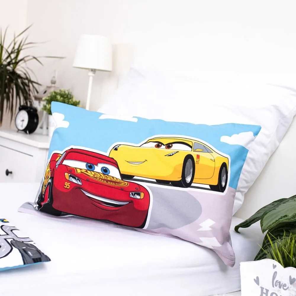 Bavlněné dětské povlečení do postýlky 100x135 cm Cars – Jerry Fabrics