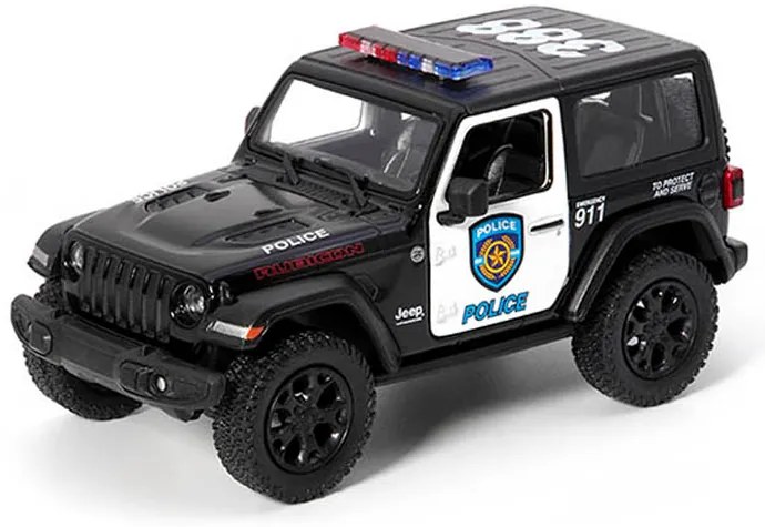 Kovový model - Jeep Wrangler policie 2018
