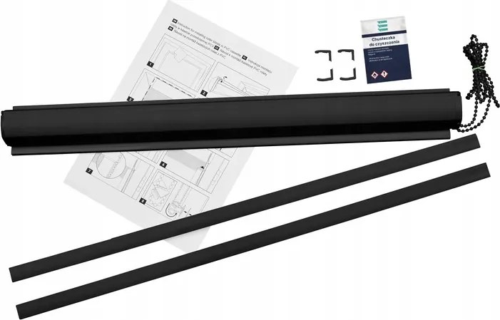 Dekodum Termoizolační roleta v antracitové kazetě, barva látky Graphite Silver Šířka (cm): 85, Výška (cm): Balkonová (do 200 cm), Strana mechanismu: Levá