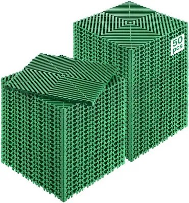 Zámková drenážní rohož Odvodňovací polštář 30,5 × 30,5 cm