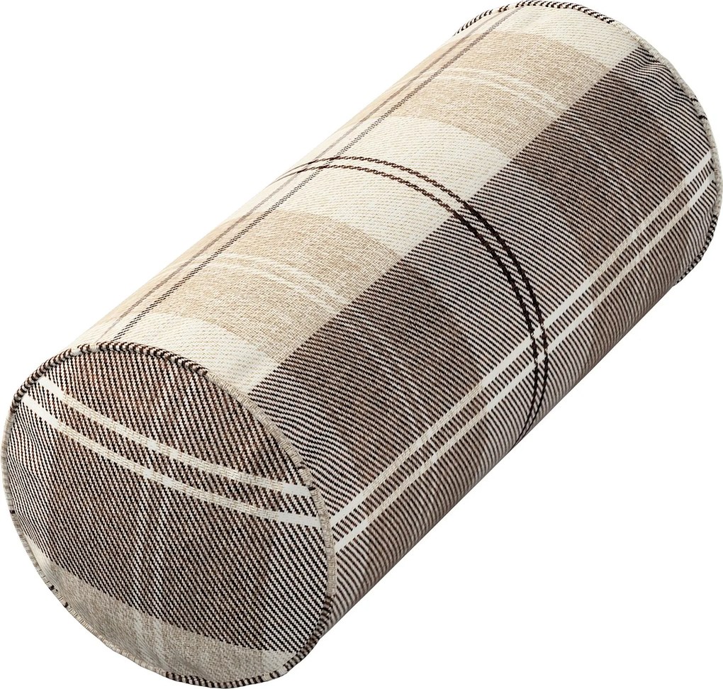 Potah na válec IKEA Ektorp barva béžová látka pletený vzor, vzorované