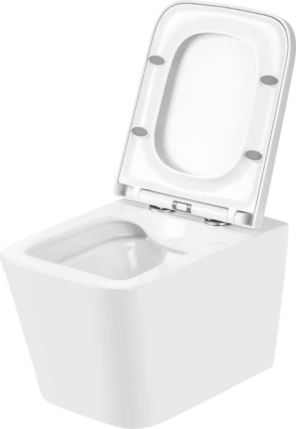 UPTrend Závěsný WC komplet bez příruby GRAVIS TR2216 včetně Soft-Close sedátka, bílá lesk