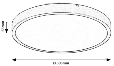 Rabalux 71426 - LED Koupelnové stropní svítidlo ALENZO LED/18W/230V IP44 bílá