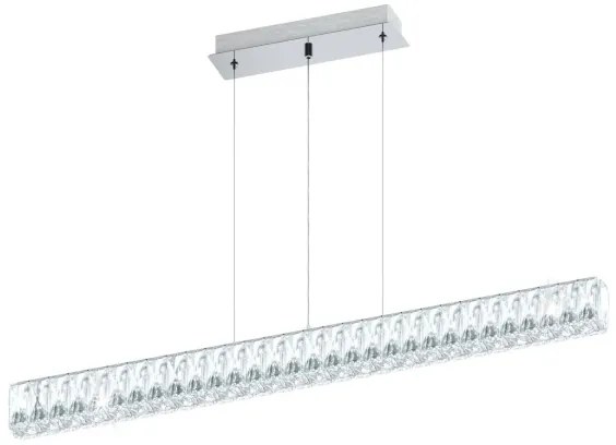 Eglo 95543 - Křišťálový lustr stmívatelný TELLUGIO-S LED/36W/230V