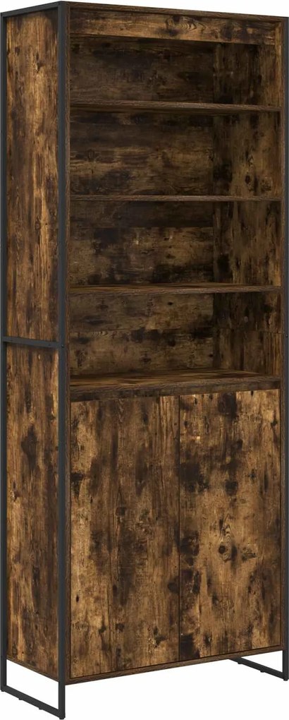 Vysoké skříně Kouřový dub 79 x 36 x 200 cm Kompozitní dřevo 3403042